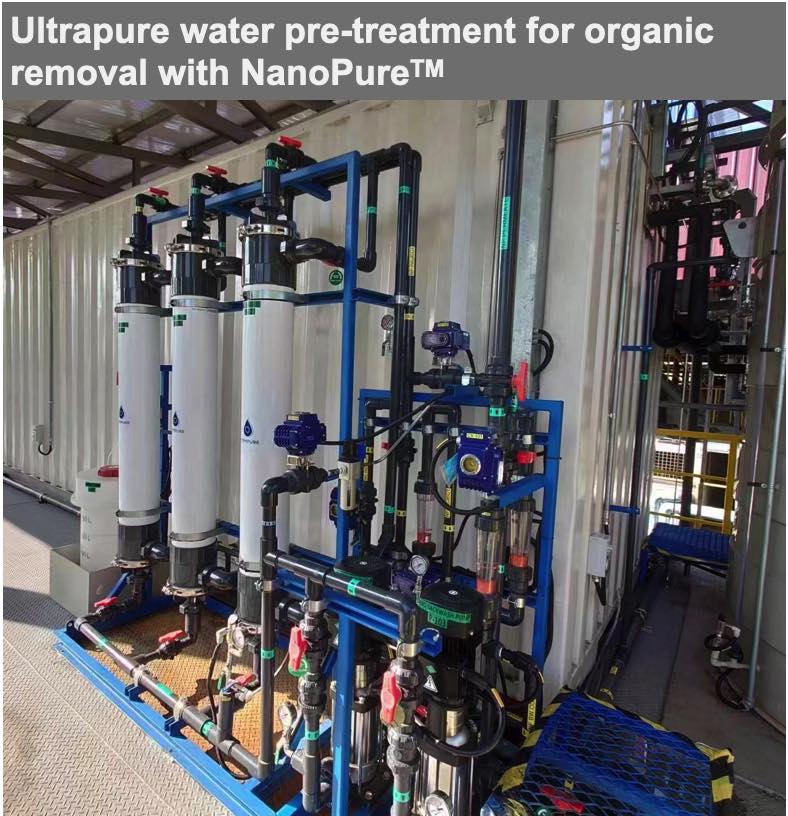 Application of NanoPure in UPW Treatment System